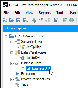 Connect to Dynamics GP with the Jet Data Manager – Jet